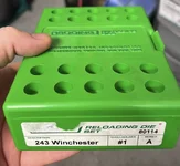 Sold: - 243 Reloading Bits | The Stalking Directory