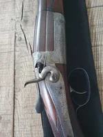 For Sale: - C E Andrews damascus single hammer gun | The Stalking Directory